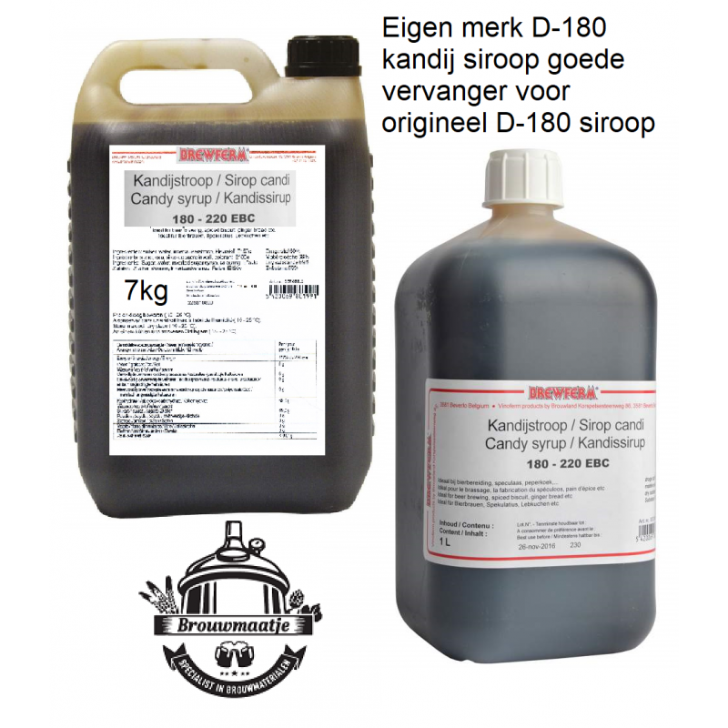 Candi Syrup D-180 Premium Extra Dark 460 Ml